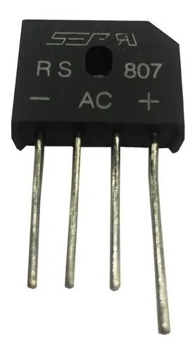Rs807 Puente Rectificador En Linea 8 Amp 1000v
